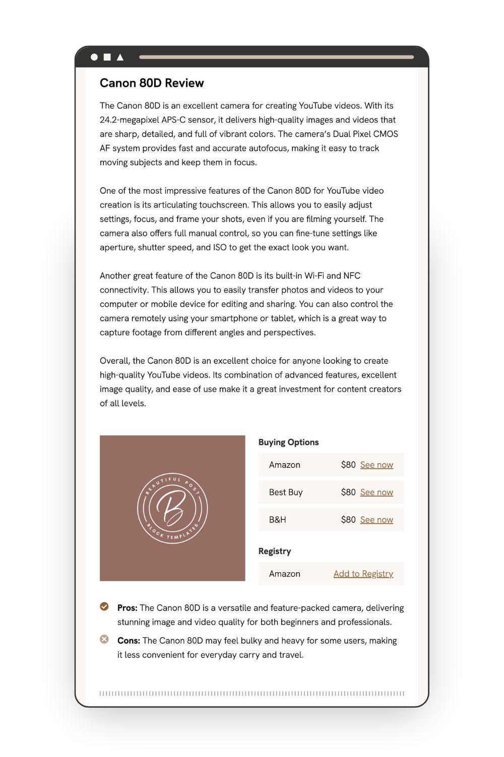 All Post Templates – Beautiful Post Block Templates